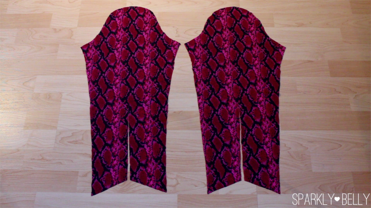 DIY baladi dress saidi dress sleeves 3 - SPARKLY BELLY