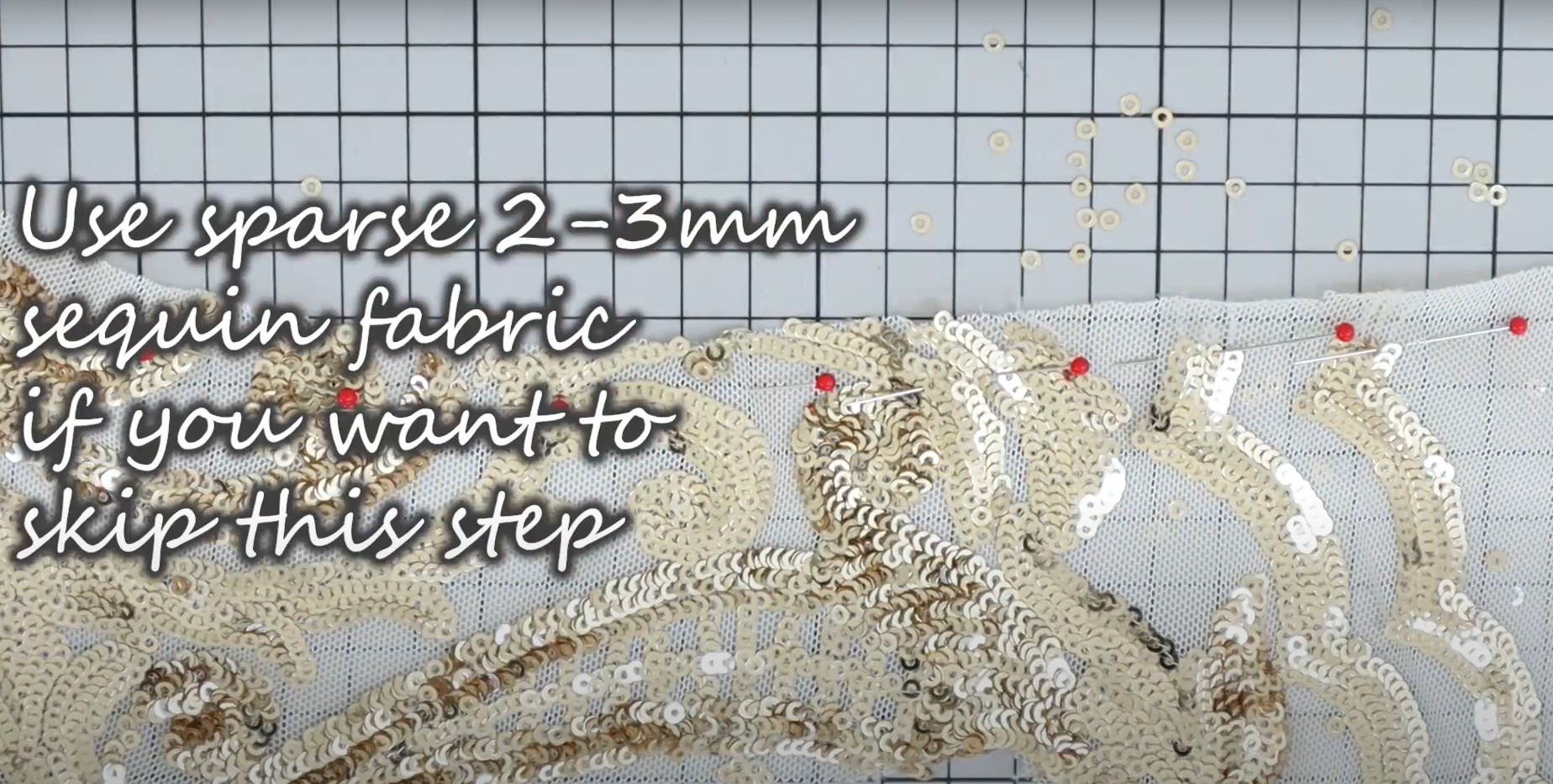 How-to-sew-sequin-fabric-tips - SPARKLY BELLY