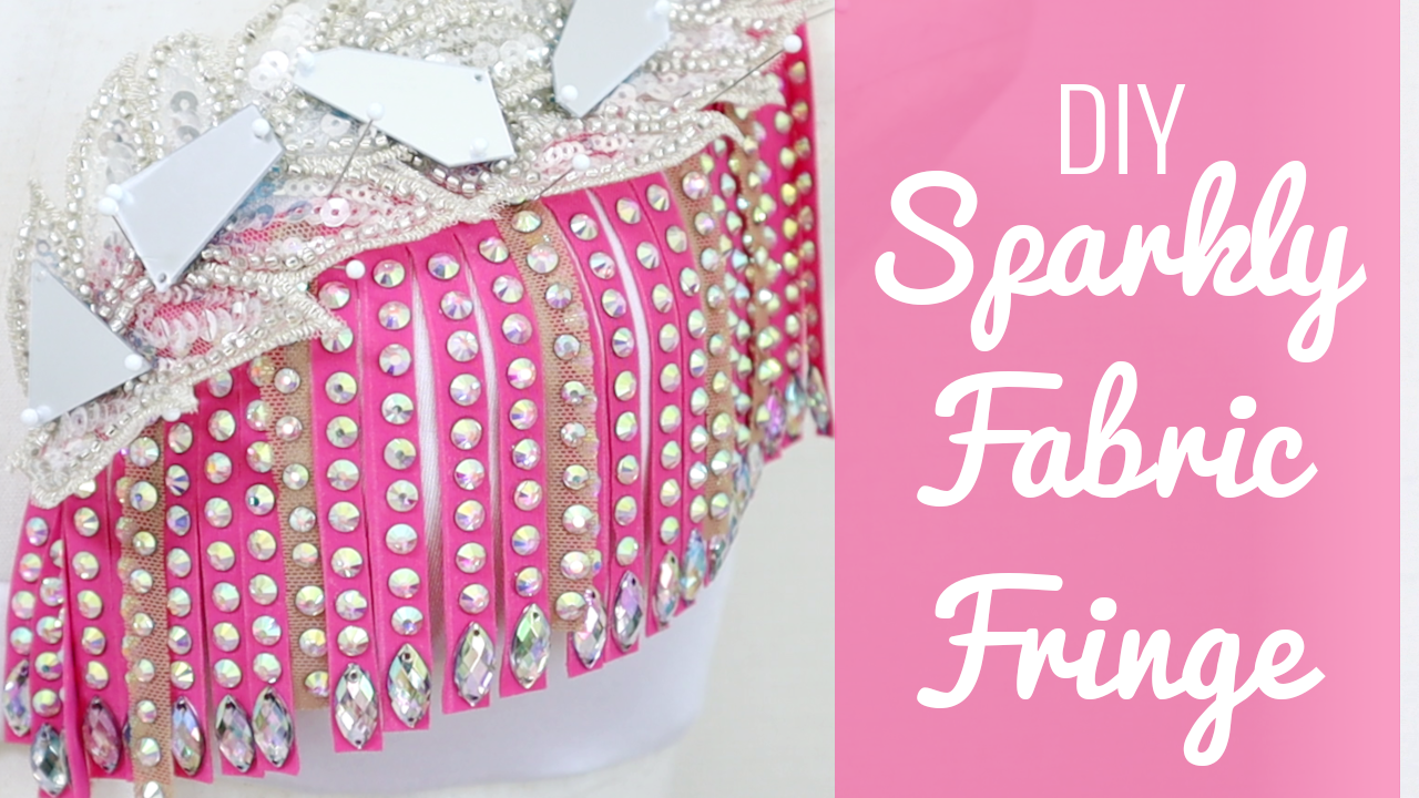 How-to-make-fabric-fringe-with-rhinestones-1 - SPARKLY BELLY