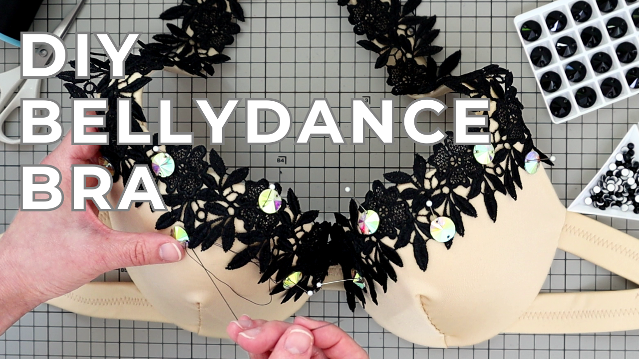 10 Beginner Steps to a Custom Belly Dance Bra - SPARKLY BELLY