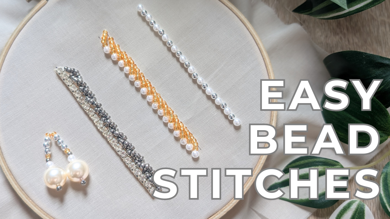 4 Easy Bead Embroidery Stitches for Dance Costumes 2 - SPARKLY BELLY