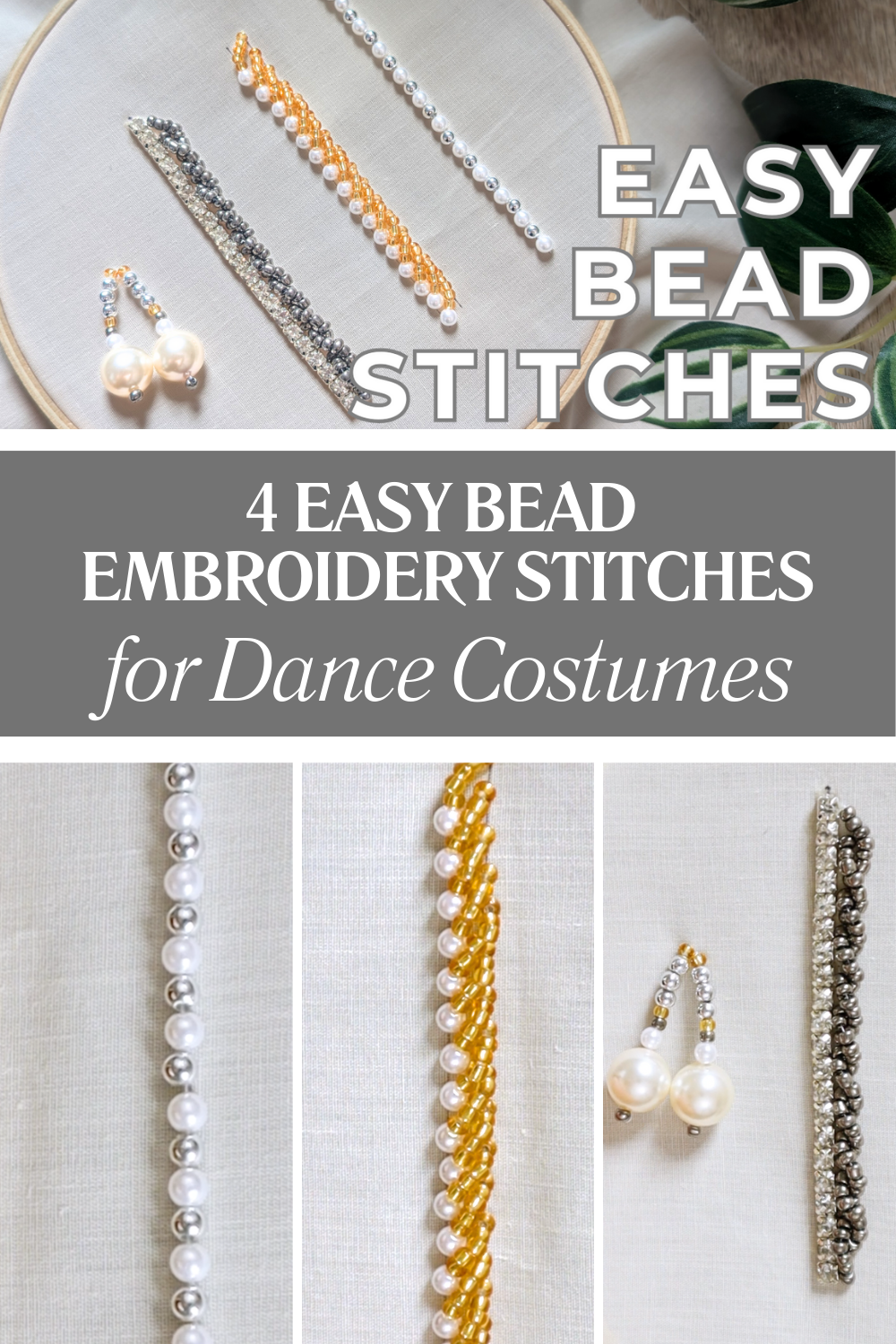 4 Easy Bead Embroidery Stitches for Dance Costumes main (1) - SPARKLY BELLY