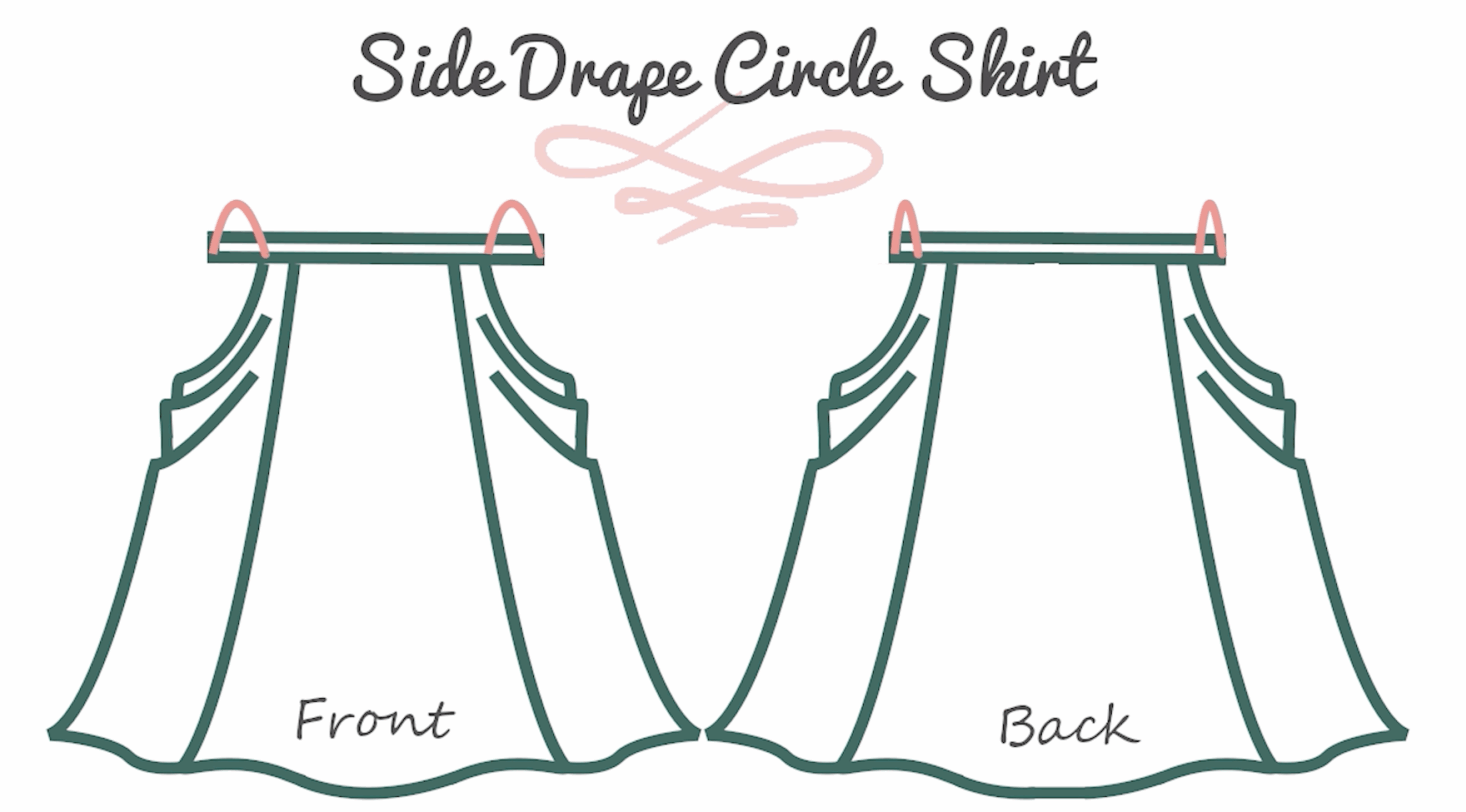 Side-drape-skirt-pattern - SPARKLY BELLY