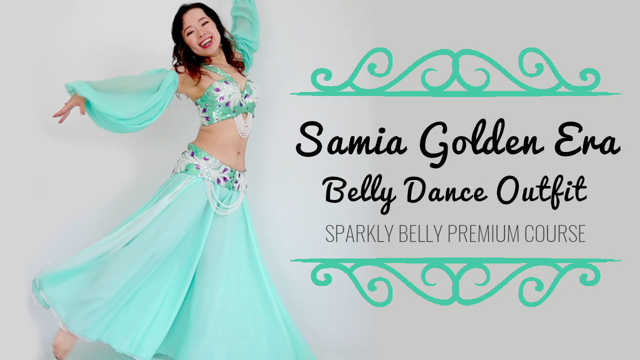 Samia Golden Era Outfit Premium Course TN2 - SPARKLY BELLY